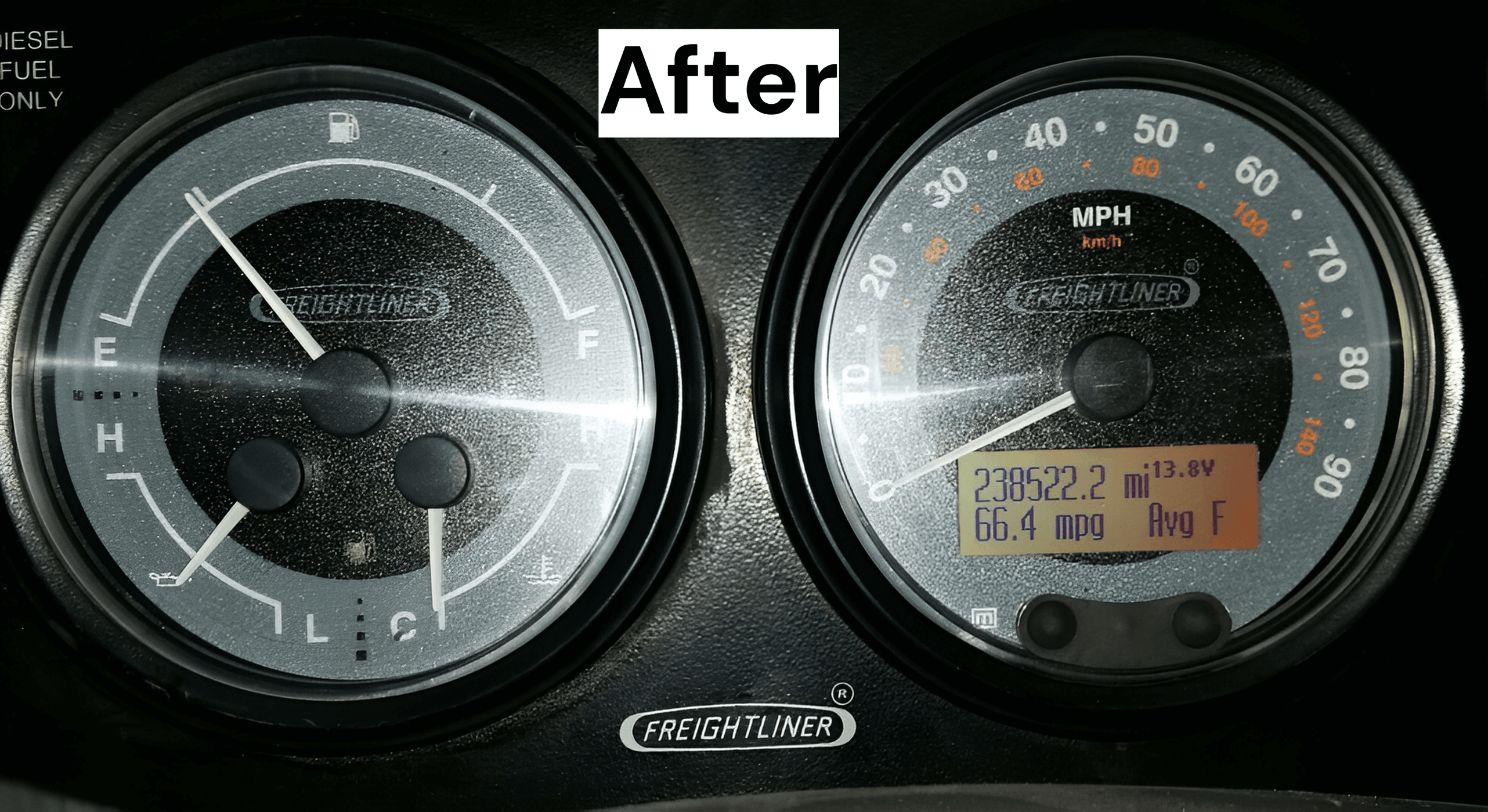 Freightliner Step Van MT55 MT45 MT35 Gauge Glass