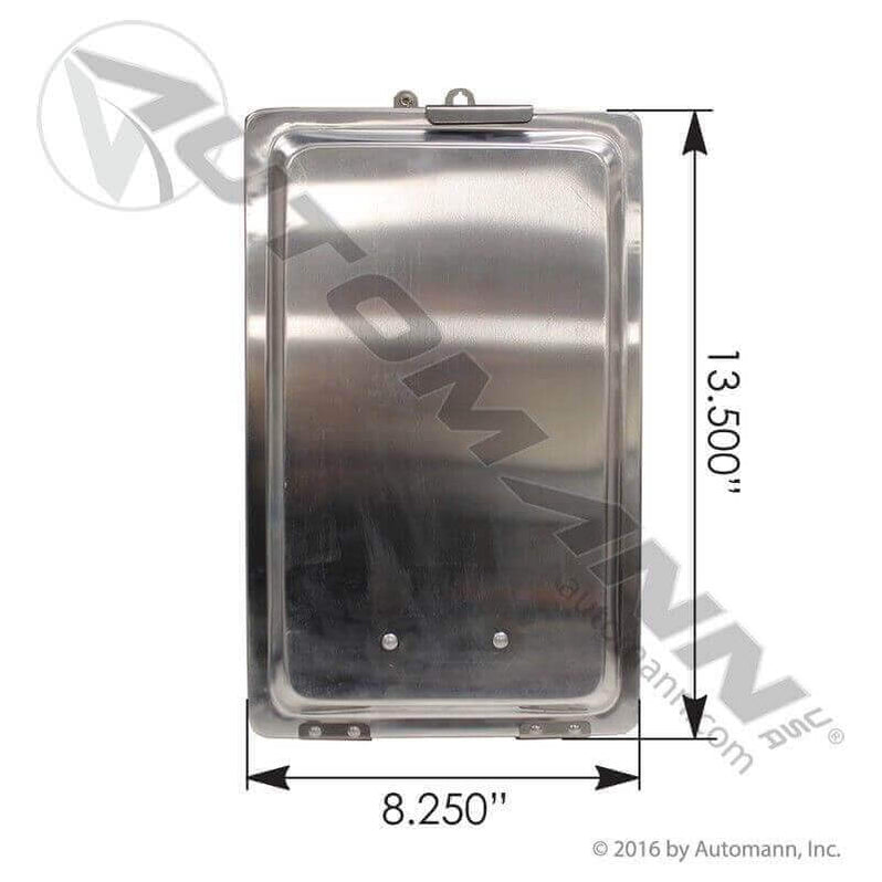 Aluminum Trailer Document Holder Rectangle Style (573.1000)