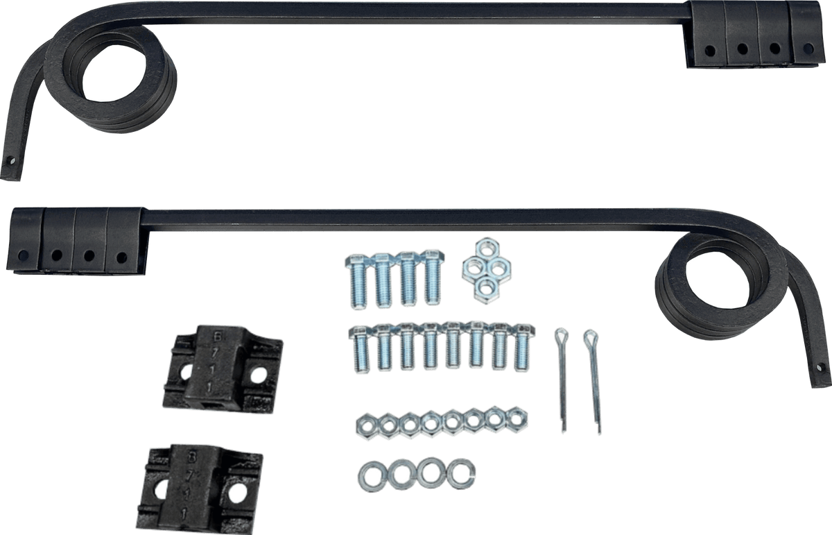Betts HD B23 Coiled Straight Mud Flap Hanger Kit