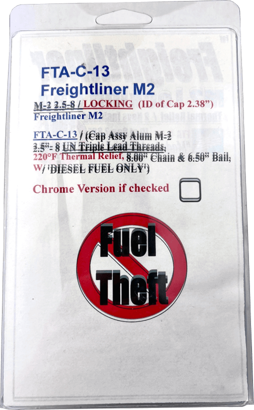 Freightliner M2 Locking Fuel Cap Box Truck Gas Cap